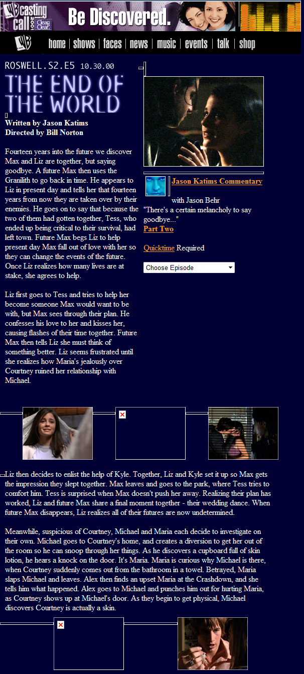 The WB's Episode Primer